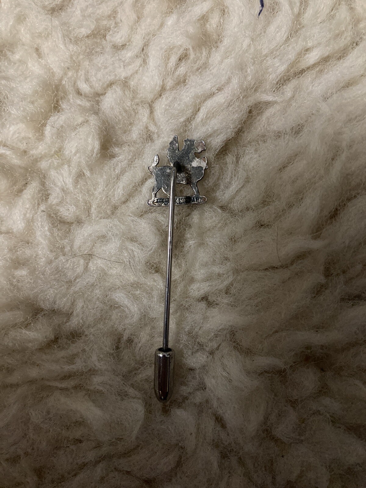 Vintage Scottish Thistle Celtic Brooch Pin Silver Ton… - Gem