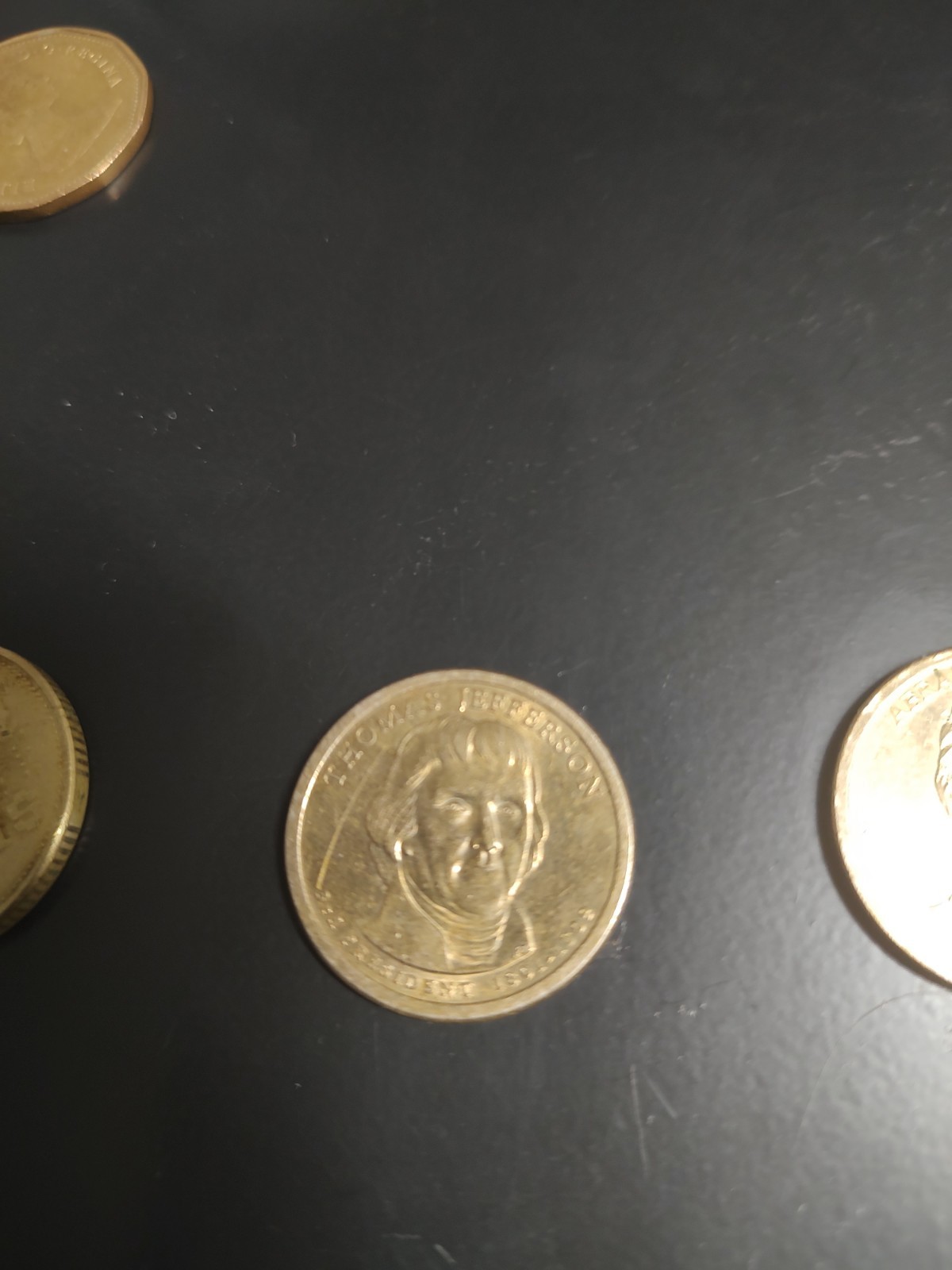 1801-1809 Thomas Jefferson 1 dollar Gold Coin RARE MISPRINT Send Offer ...