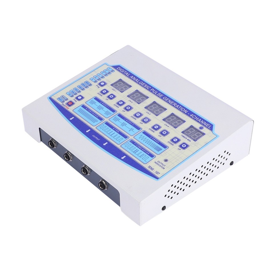 Home Prof. Use 4 Channel Electrotherapy Machine Physical Continuous ...
