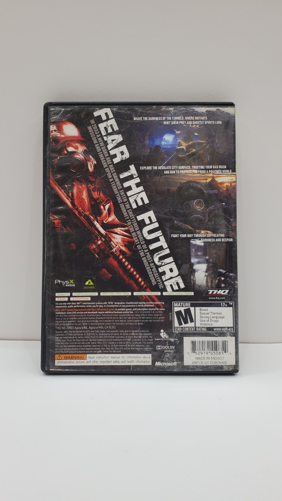 Metro 2033 (Microsoft Xbox 360, 2010) 752919550854| eBay