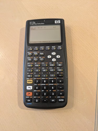 Hewlett Packard HP 50g Graphing Calculator Calculus Statistics Tested ...