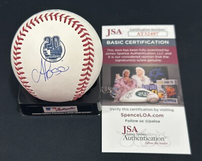 Jose Azocar Signed Petco Park 20th Anniversary Baseball Auto Padres JSA ...