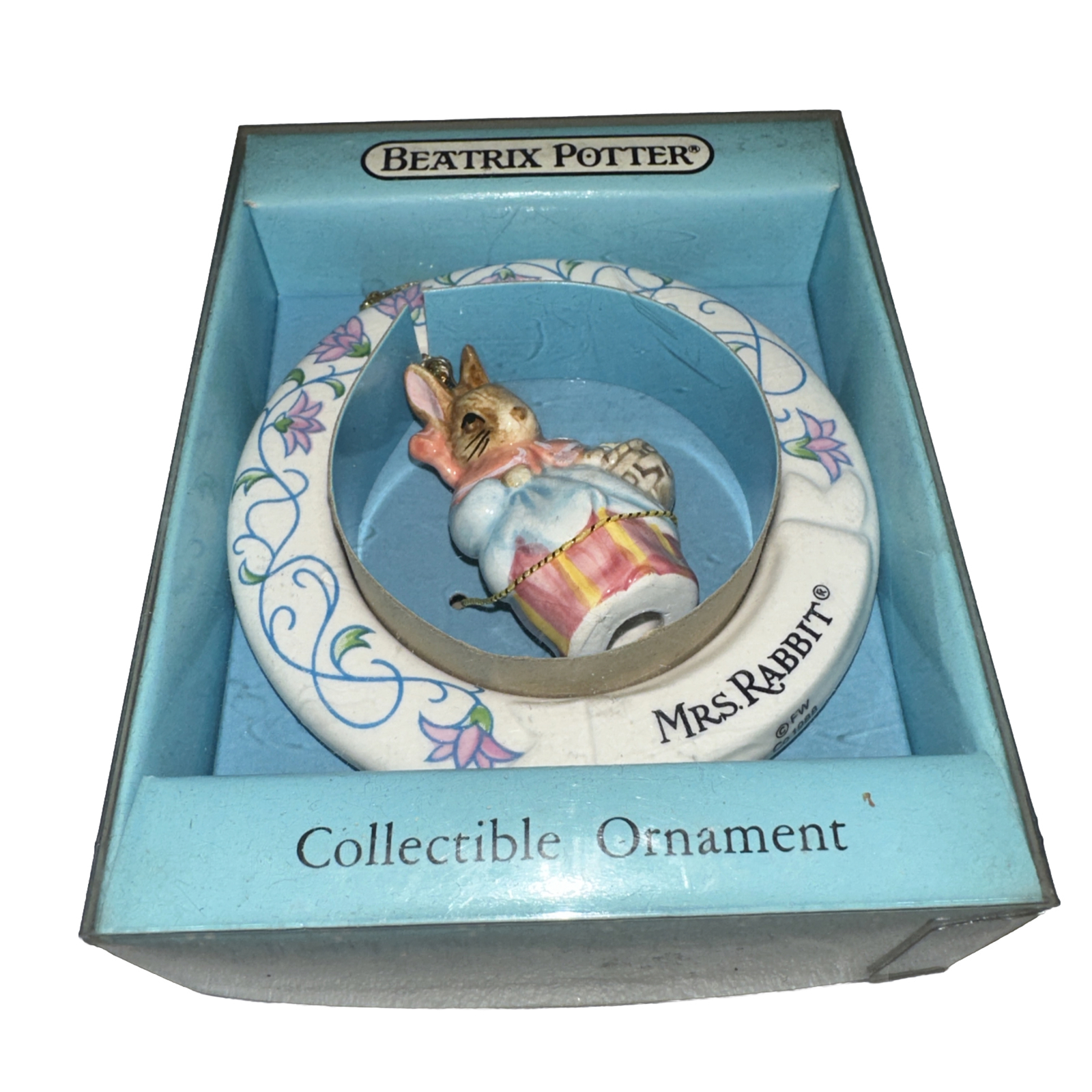 Vintage Schmid Beatrix Potter Mrs. Rabbit Ornament | eBay