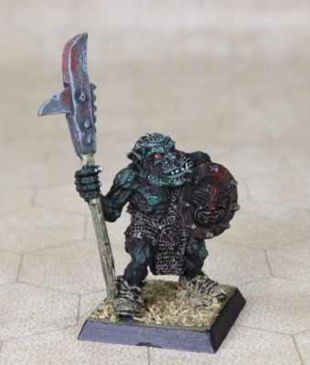 1991 Marauder Citadel GIANT BLACK ORC WITH HALBERD 4790/6 Warhammer ...