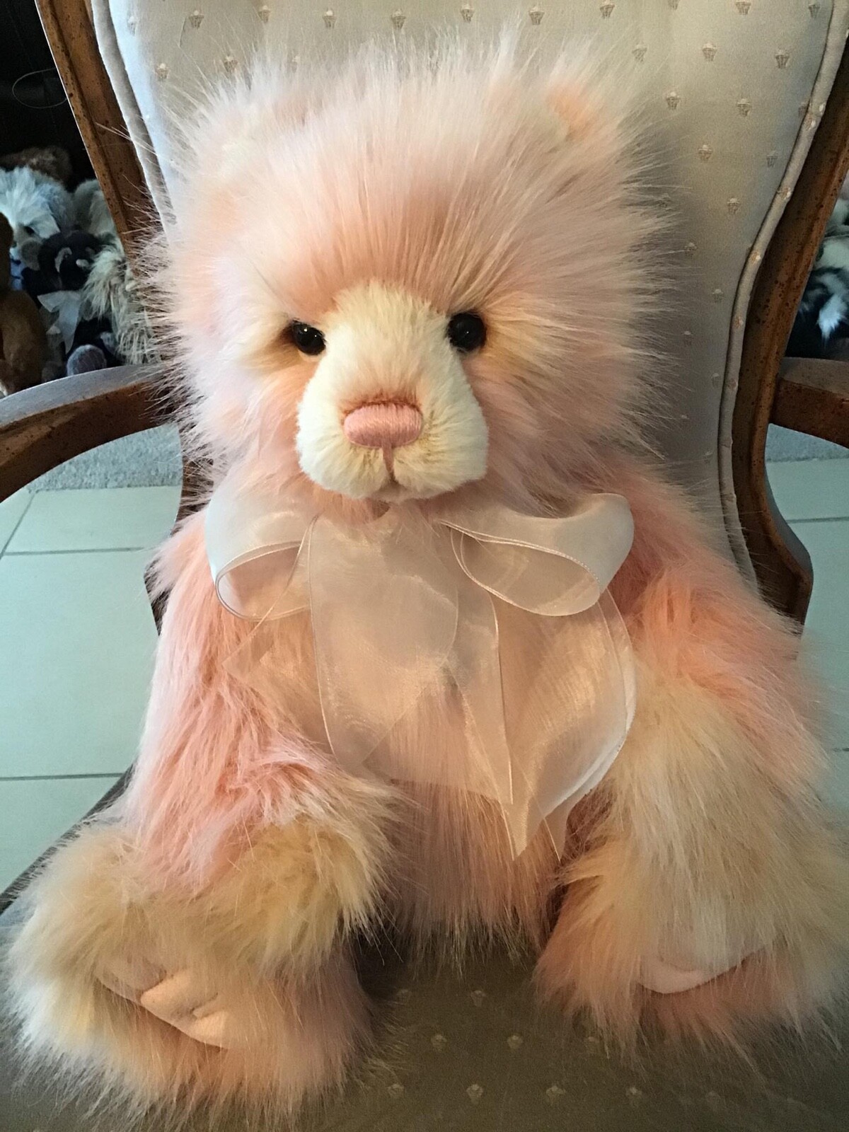 TANIA CHARLIE BEARS 2021 LIMITED EDITION PLUMO BEAR * 17.5" NEW WITH ...