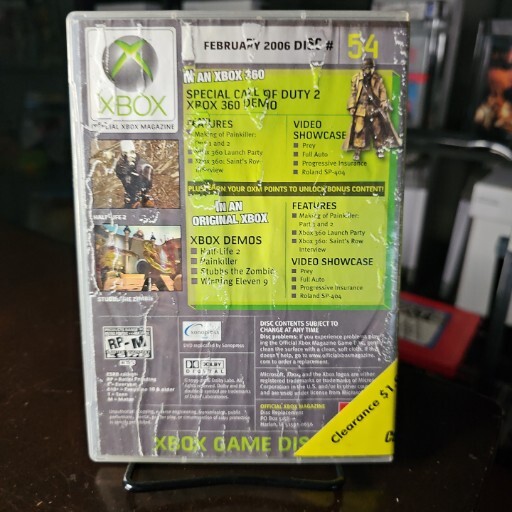 Official Xbox Magazine Demo Disc 54(Microsoft Xbox, 2006) (Call Of Duty ...