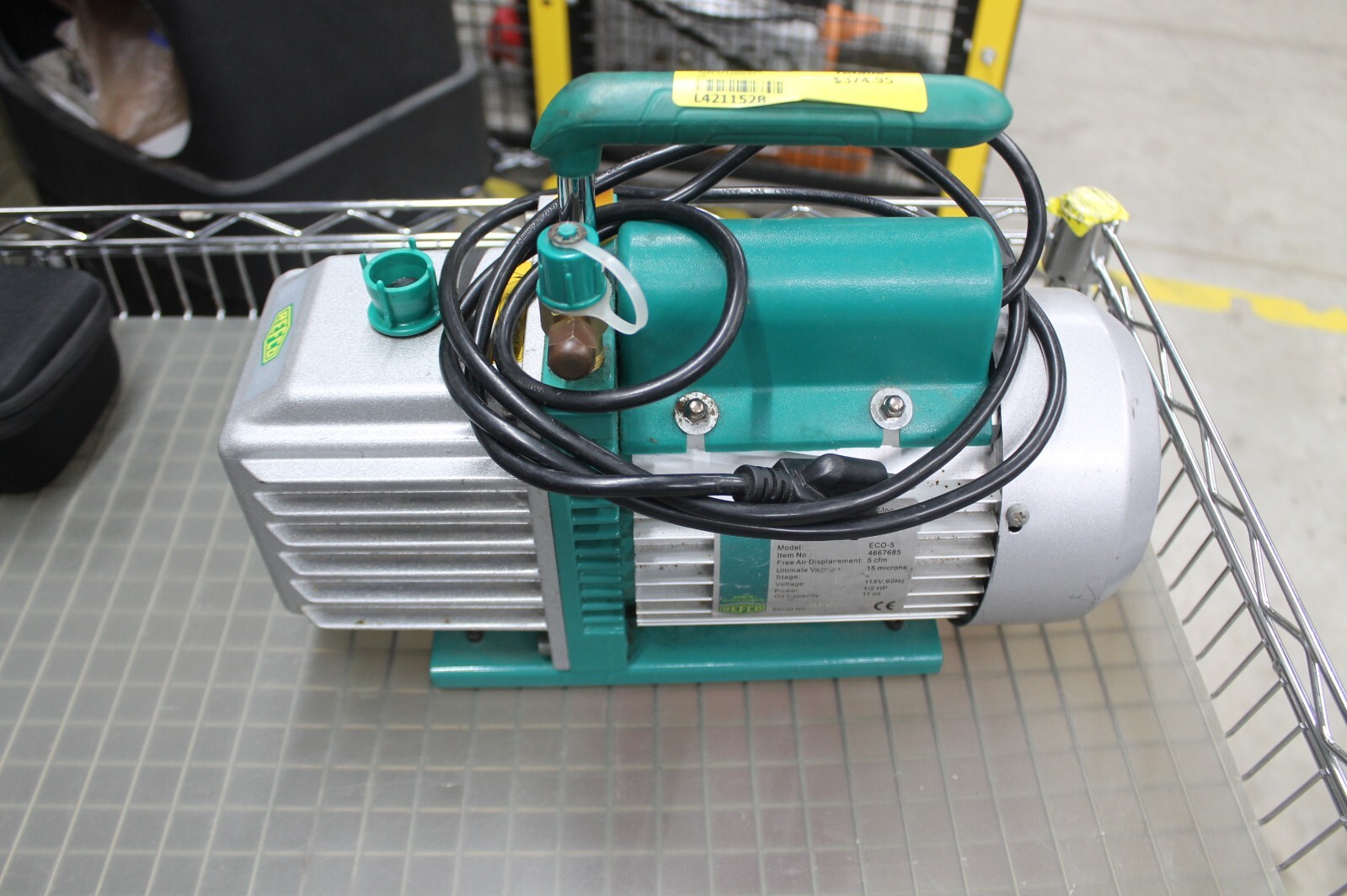 Refco Eco-5 Two Stage HVAC Vacuum Pump - 5 CFM 115v for sale online | eBay