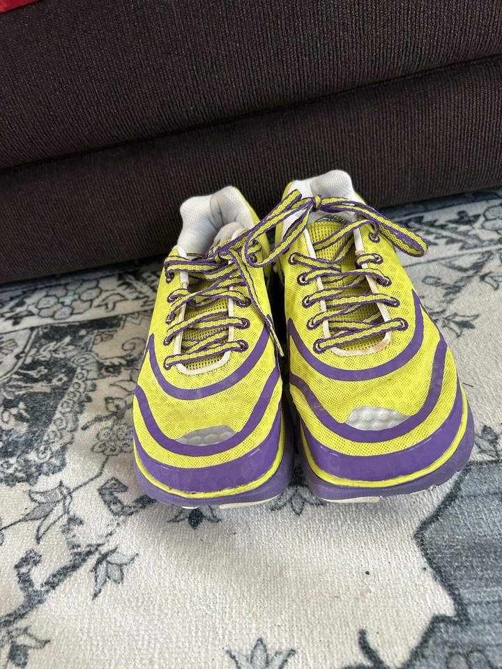 Altra Paradigm Running Shoes Women Size 8 Yellow Purple Zero Drop ...