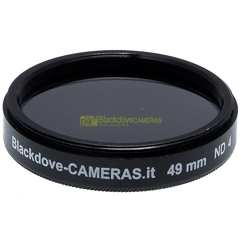 49mm Neutral Density ND4 Filter (+2 Stops) Blackdove-Cameras for M49 ...