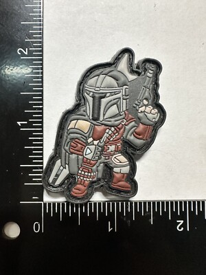 Mandalorian pvc rubber morale ranger eye star wars patch Edc | eBay
