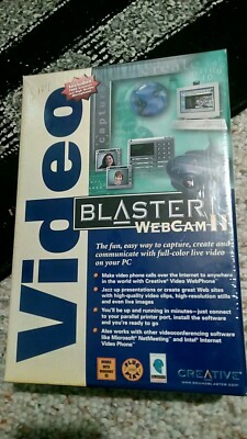 Video Blaster Webcam ( II / 2 ) Creative Labs BRAND NEW COMPLETE ...