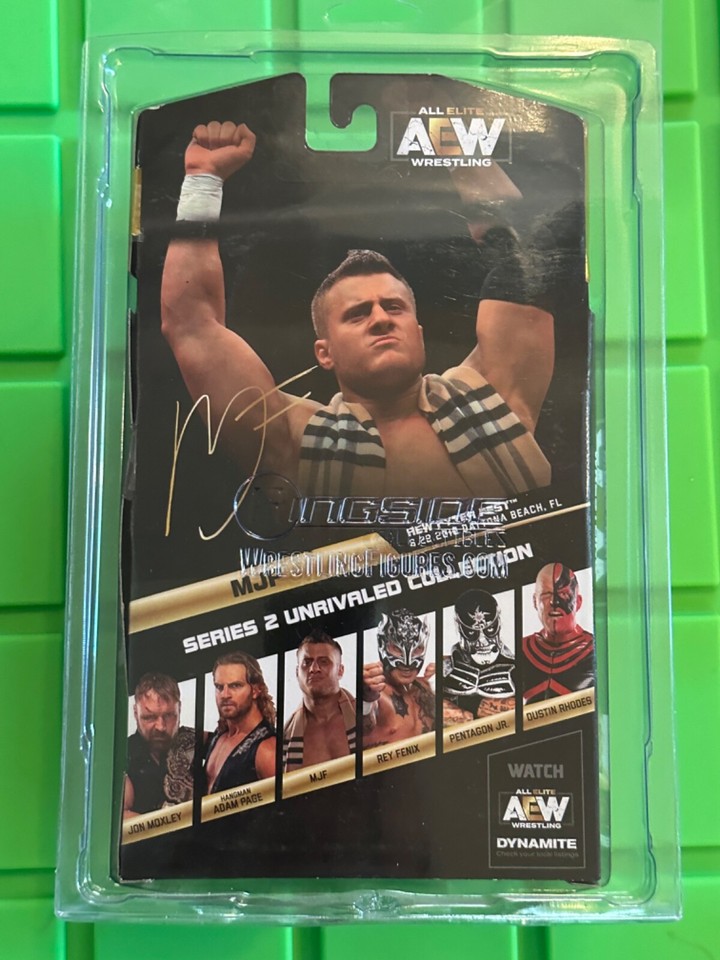 Jazwares AEW Unrivaled MJF Chase 1/1000 Maxwell Jacob Friedman Ringside ...