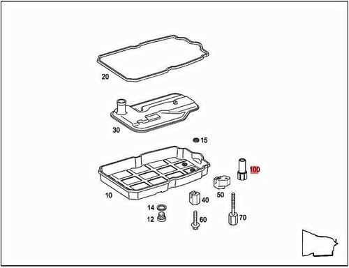 Genuine MERCEDES Overflow pipe 2512710097 | eBay