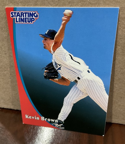 KEVIN BROWN 1998 KENNER STARTING LINEUP CARD - FLORIDA MARLINS | eBay