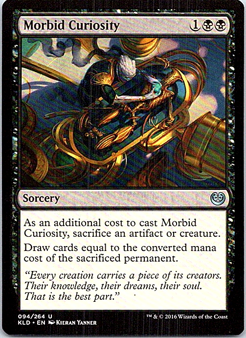 Morbid Curiosity Magic The Gathering Kaladesh Light Play | eBay