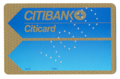 🔴HUNGARY - CITIBANK CITICARD BUDAPEST - CREDIT CARD - SPECIMEN - TDLR ...