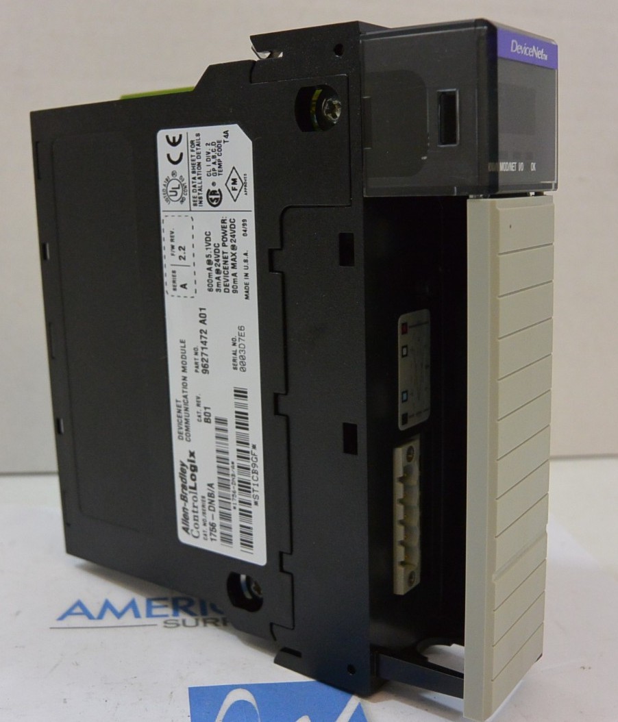 Allen Bradley ControlLogix 1756-DNB/A rev B01 DeviceNet Communication ...