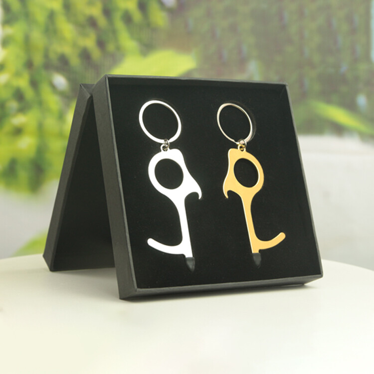 2 PACK Touchless Door Opener Tool -Clean Key Retractable Tool | eBay