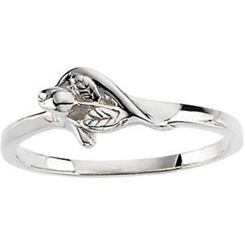 MRT .925 Sterling Silver Rose Ring Ladies Valentines Day Jewelry w Gift ...
