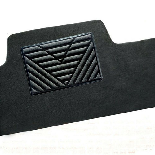 Universal Car Floor Carpet Mat Heel Plate Foot Rest Pedal Patch Cover ...