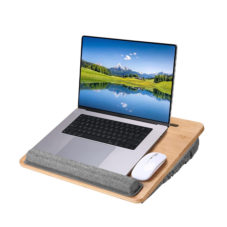 Lap Cushioned Desk Knee Laptop Notebook Tray Portable Computer Tablet ...