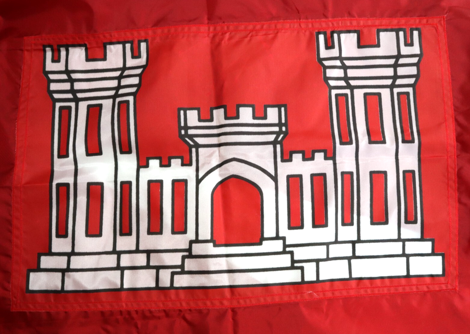 US Army Corps of Engineers Flag 4 x 6 feet Double Sided Nylon for ...