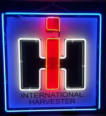 16"x16" International Harvester IH Neon Sign Light Lamp HD Vivid Garage ...