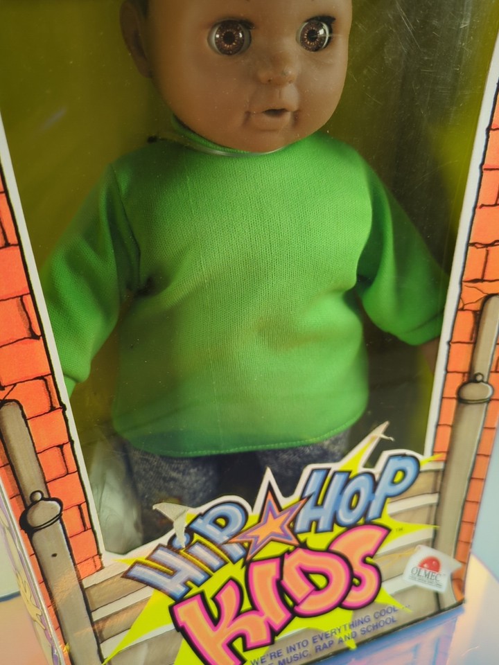 VTG OLMEC 1990 HIP-HOP KIDS Doll New In Box AA African American Boy in ...
