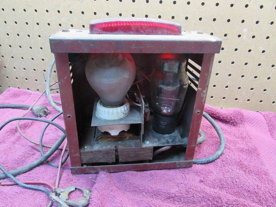 Vintage Fire Alarm Light Red Box Warning Emergency | eBay