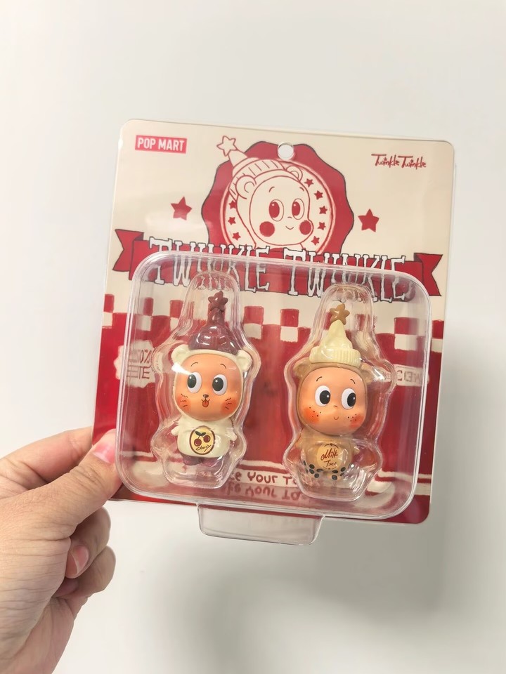 100% Authentic Twinkle Twinkle Bubble Milk Tea &Cherry Iced Tea Figure ...