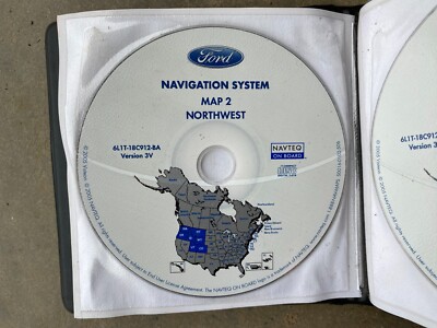 03-06 2005 FORD EXPEDITION ESCAPE NAVIGATION DISC MAP 2 NORTHWEST | eBay