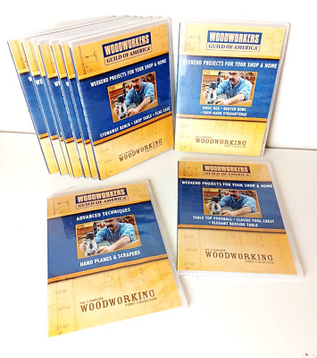 Woodworkers Guild of America Set Of Instructional DVDs Woodworking DVD ...