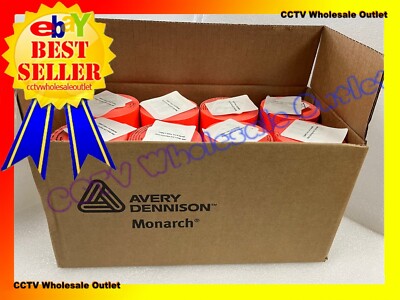 Genuine Monarch 1131 Fluorescent Red Labels One Box | eBay