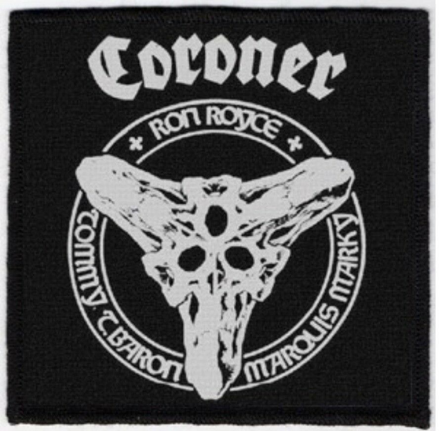 Coroner Thrash Metal Sublimated Printed Patch C032P | eBay