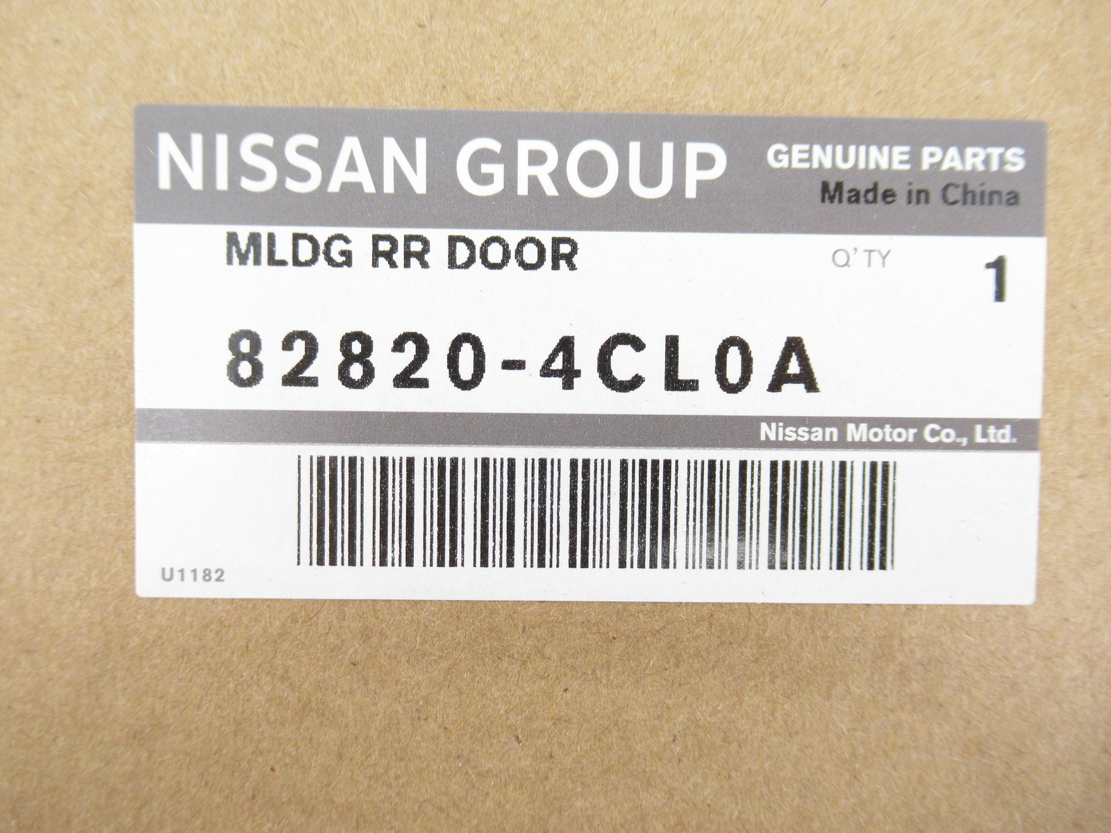 Genuine Nissan 82820-4CL0A Passenger Rear Belt Molding Window Sweep 14 ...