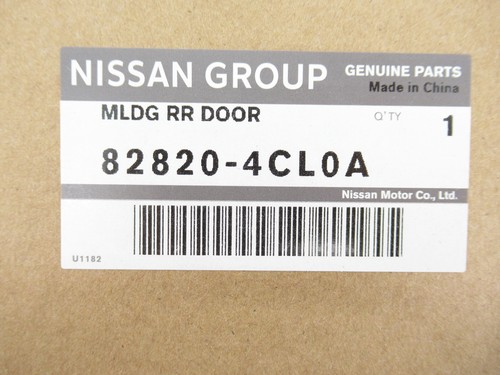 Genuine Nissan 82820-4CL0A Passenger Rear Belt Molding Window Sweep 14 ...