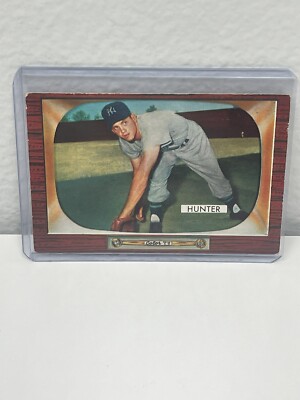 1955 Bowman #69 Bill Hunter Baseball Card | eBay