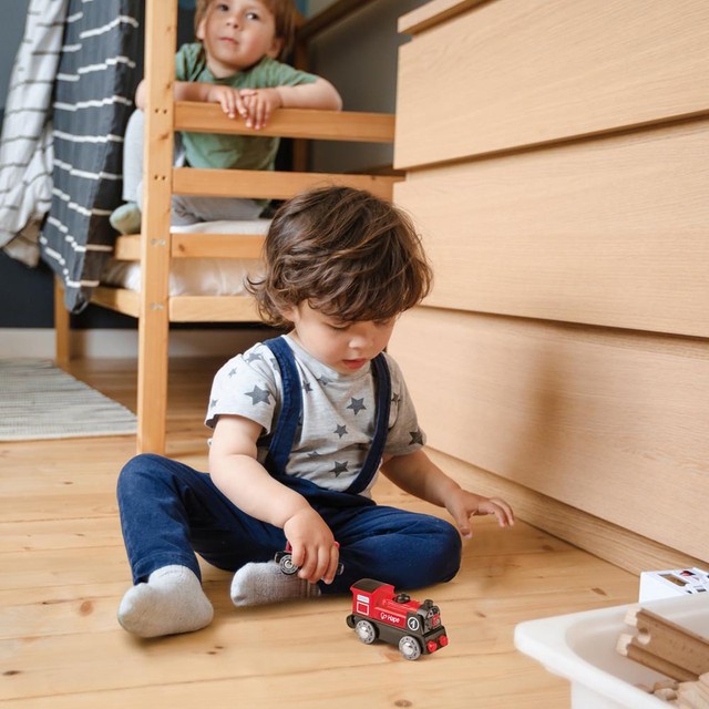 Hape E3703 Battery Powered Engine No.1 Train Wooden Toys Toddler Children Age 3 for sale online ...