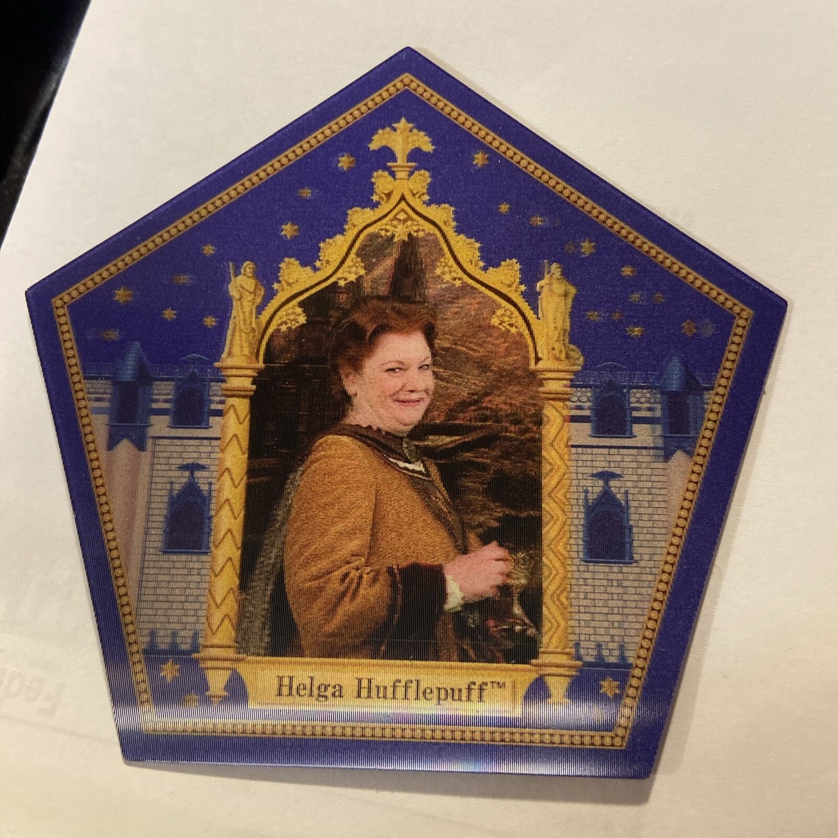Helga Hufflepuff Chocolate Frog Card Harry Potter Godric Gryffindor