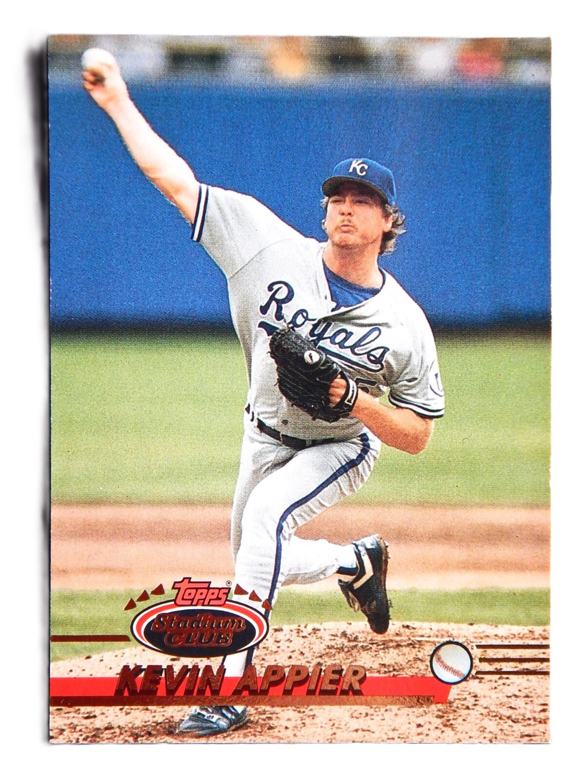 Kevin Appier #374 Topps Stadium Club 1993 Baseball Card (Kansas City ...
