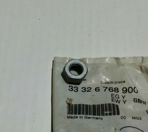NEW GENUINE BMW 33326768900 Self-locking hex nut B&V | eBay