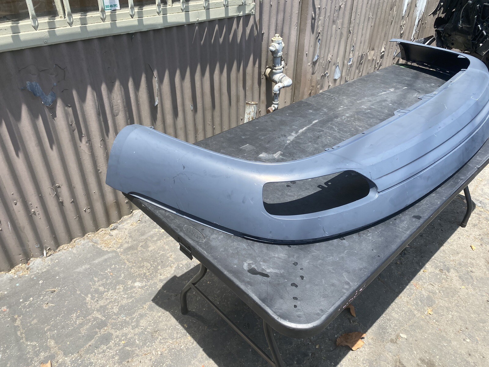 Audi A8 Rear Bumper Lower Plastic 2015 2016 Diffuser Valance 4h0 807 ...