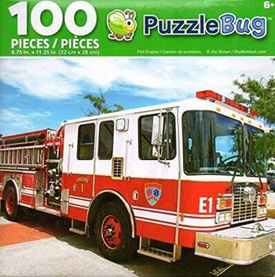 Fire Engine - PuzzleBug - 100 Piece Jigsaw Puzzle | eBay