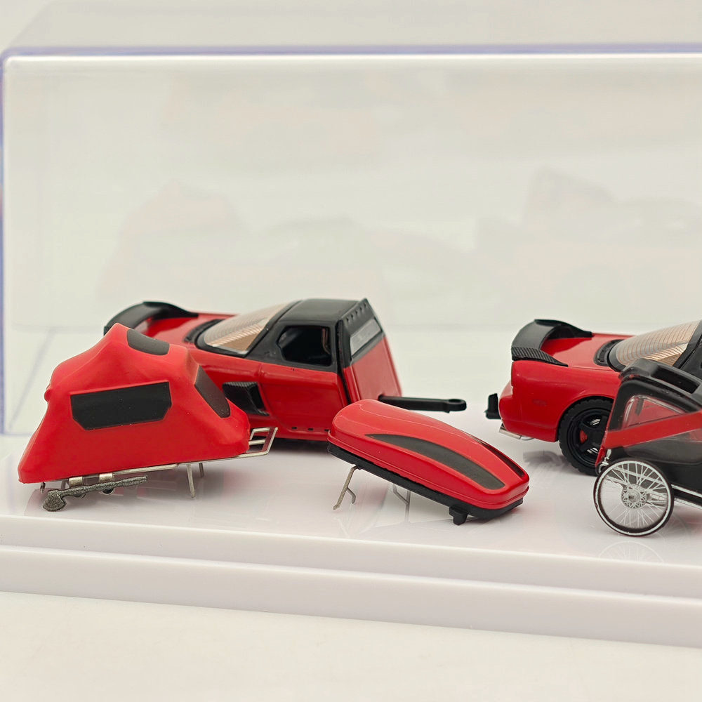 1/64 MLGB Acura NSX TRA Camper Trailer Sport Diecast Models Car ...