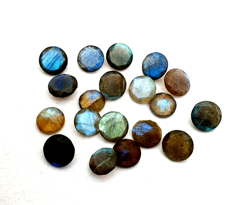 Natural Labradorite Round Cut Loose Gemstone Lot 15 Pcs 11-12 MM 74 CT ...