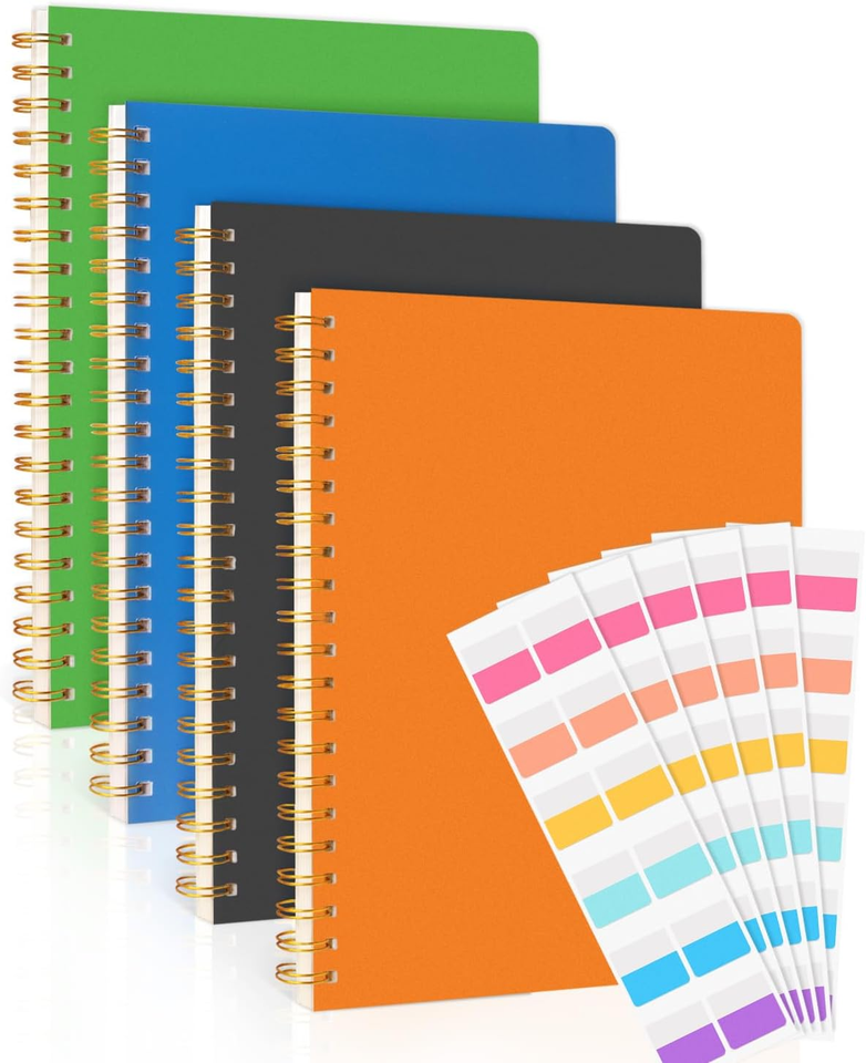 Spiral Notebook 8.5 X 11 Thick Lined Journal Notebook A4 for Taking ...