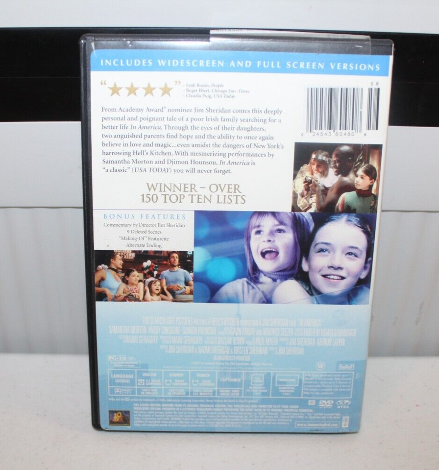 In America (DVD 2004, Widescreen & Full) Paddy Considine, Samantha ...