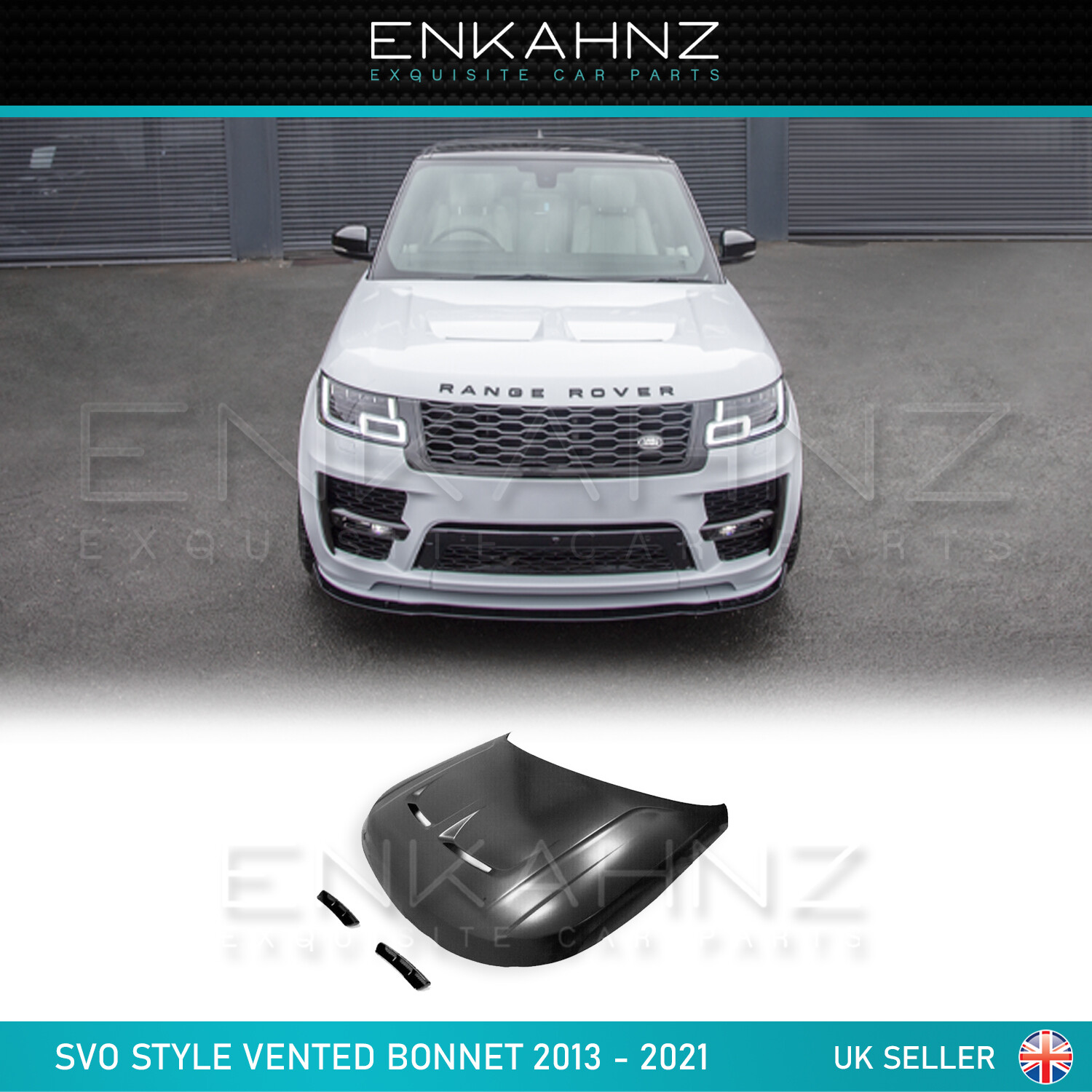 VENTED BONNET FOR RANGE ROVER VOGUE FACELIFT L405 2013-2021 SVR SVO ...