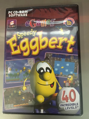 PC CD-ROM Software eGames Speedy Eggbert - 40 INCREDIBLE LEVELS!! | eBay