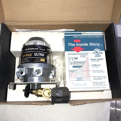 Tigerloop Ultra Oil De-aerator W/ Westwood Spin-on Filter Model TJN | eBay